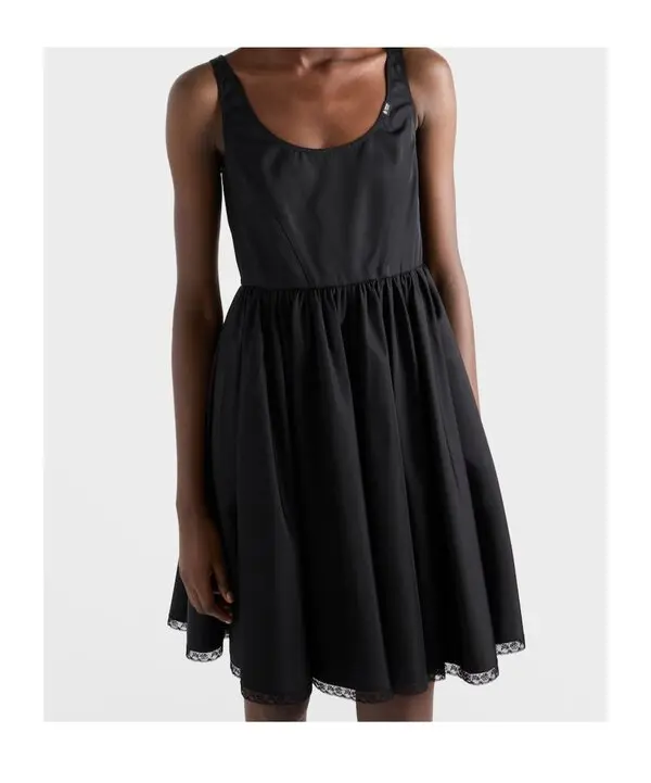 Prada Sleeveless Flared Mini Dress