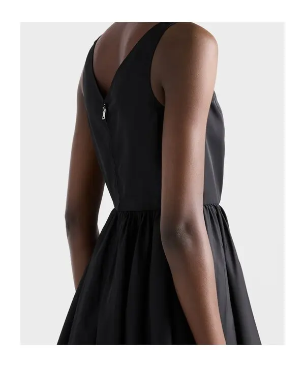 Prada Sleeveless Flared Mini Dress