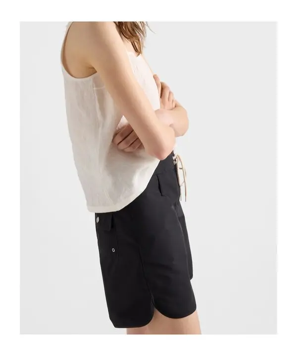 Prada Re-nylon Drawstring Shorts