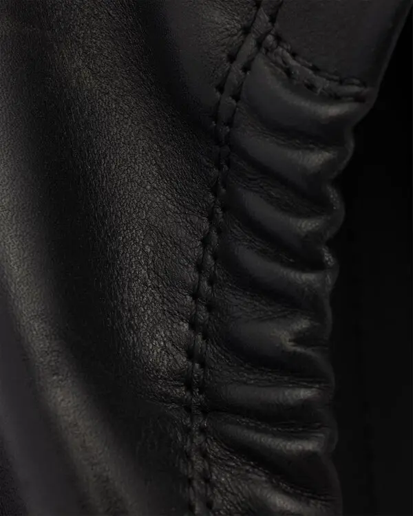 Prada Round Toe Loafers With Rubber Sole