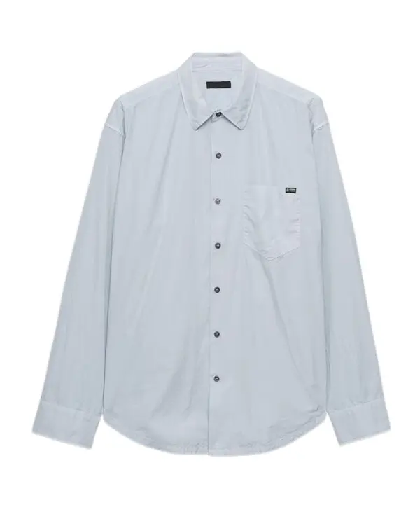 Prada Logo-patch Pocket Shirt