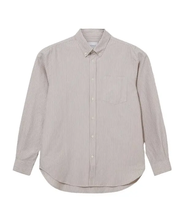 Norse Projects Long-sleeved Striped Shirt - Gray