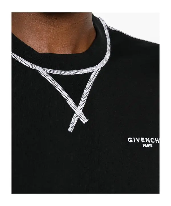 Givenchy Logo Embroidered Crewneck T-shirt