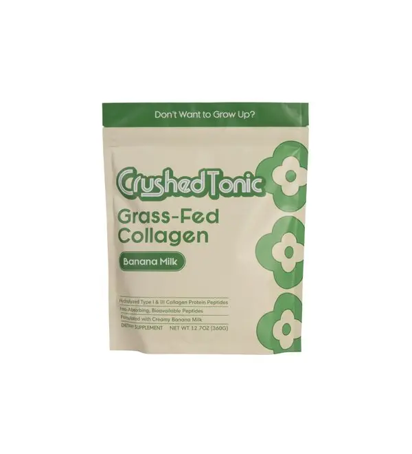 CRUSHED TONIC Banana Milk Collagen - Light Yellow