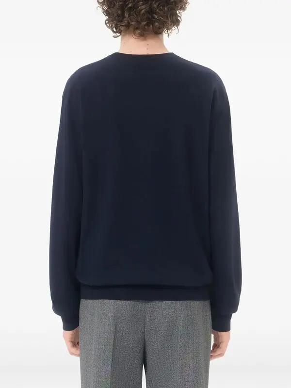 Valentino Garavani Vlogo Embroidered Wool Sweater