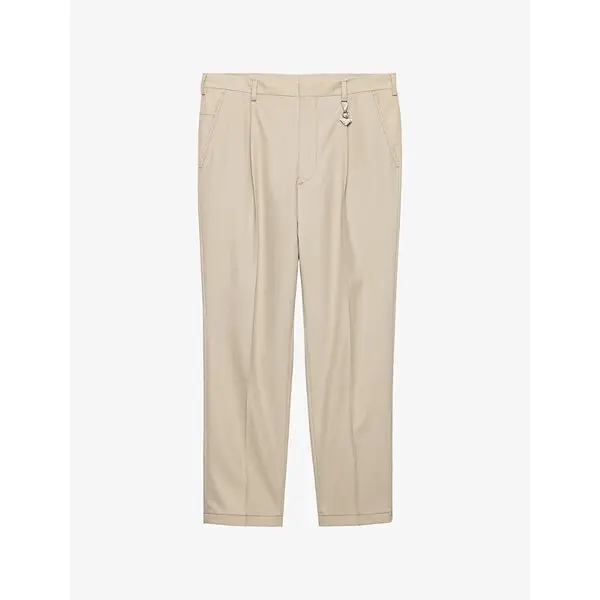 Prada Slim-fit Cotton Trousers - Neutral
