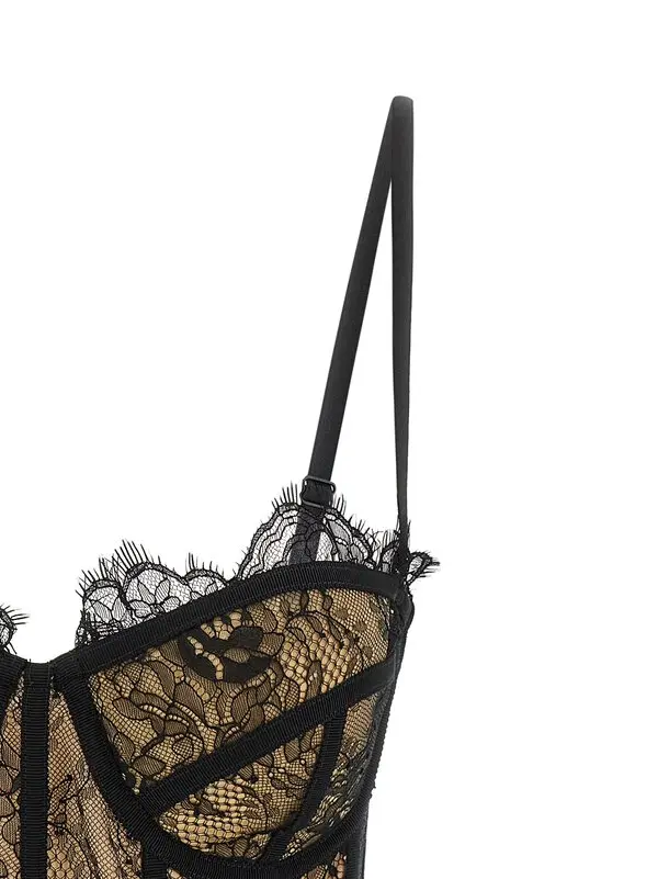 Giuseppe Di Morabito Lace Bustier Top