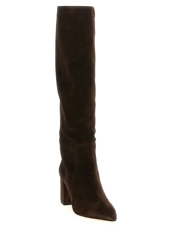 Paris Texas Anja Suede Tube Leg Boots