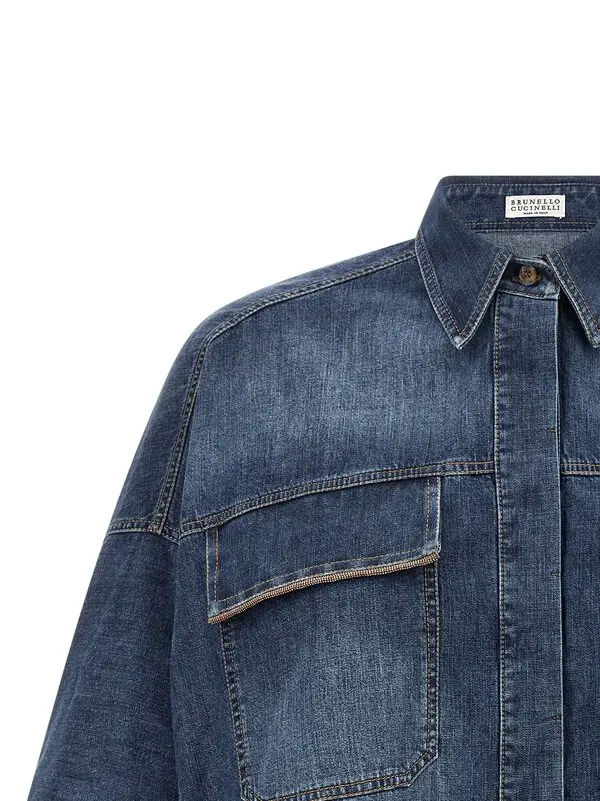 Brunello Cucinelli Lightweight Denim Shirt