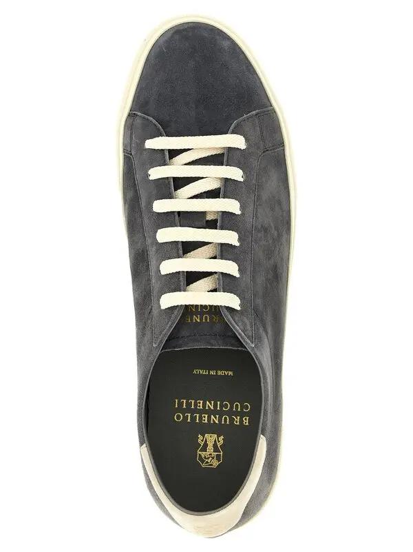 Brunello Cucinelli Suede Lace-up Sneakers