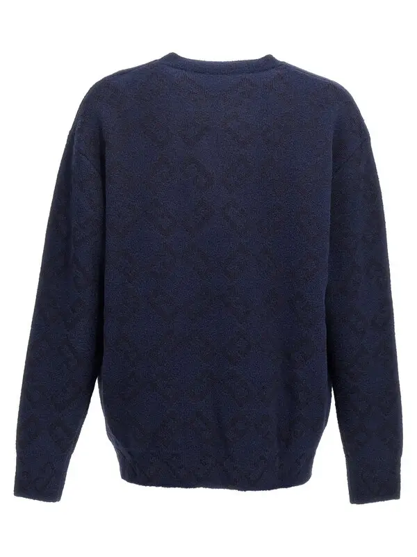 Givenchy Logo Embroidered Wool Blend Sweater
