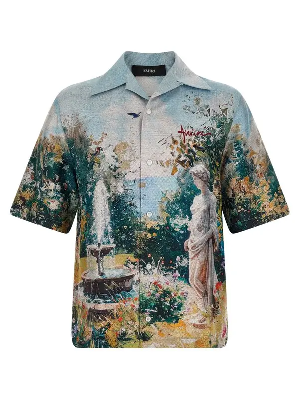 Amiri Chateau Fountain Camp' Shirt - Multicolor