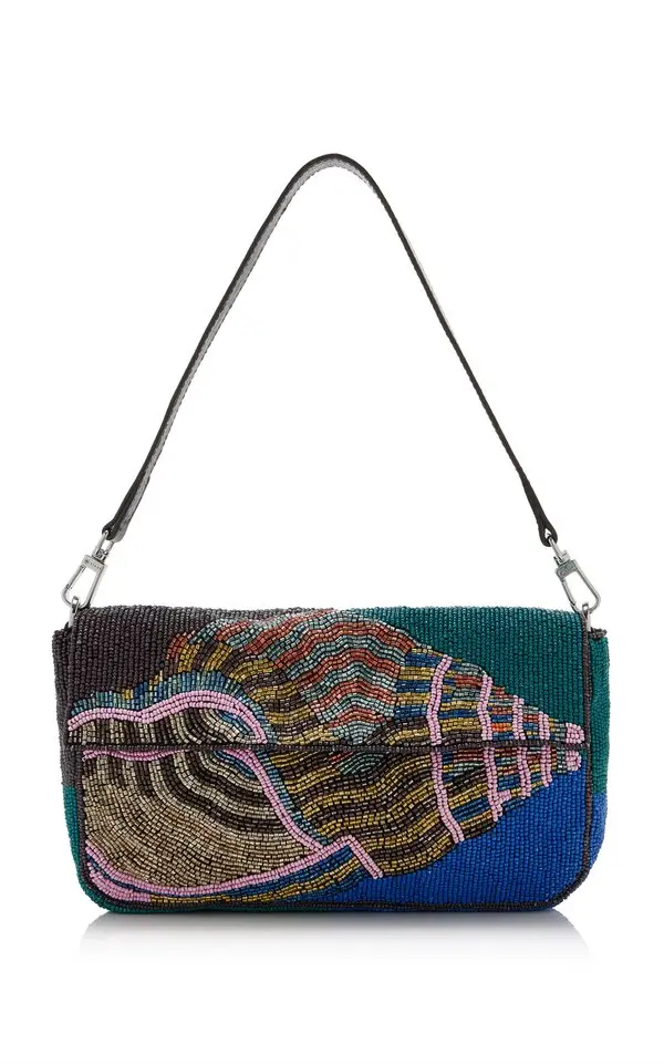 Staud Timmy Convertible Beaded Shoulder Bag