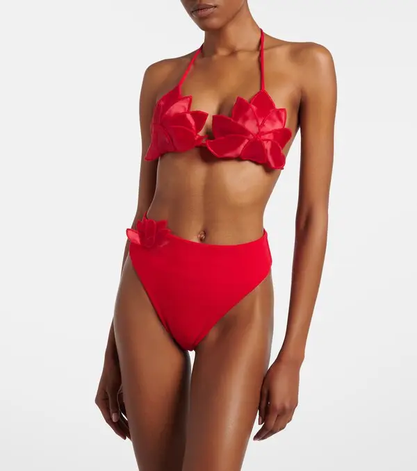 Farm Rio Poppy Flowers Bikini Bottoms