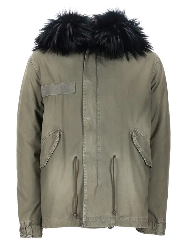 Mr & Mrs Italy Parka With Print - Green