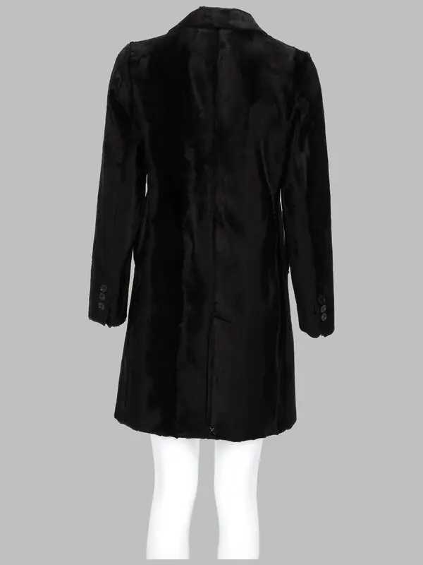 PALTO' Single-breasted Fur Coat