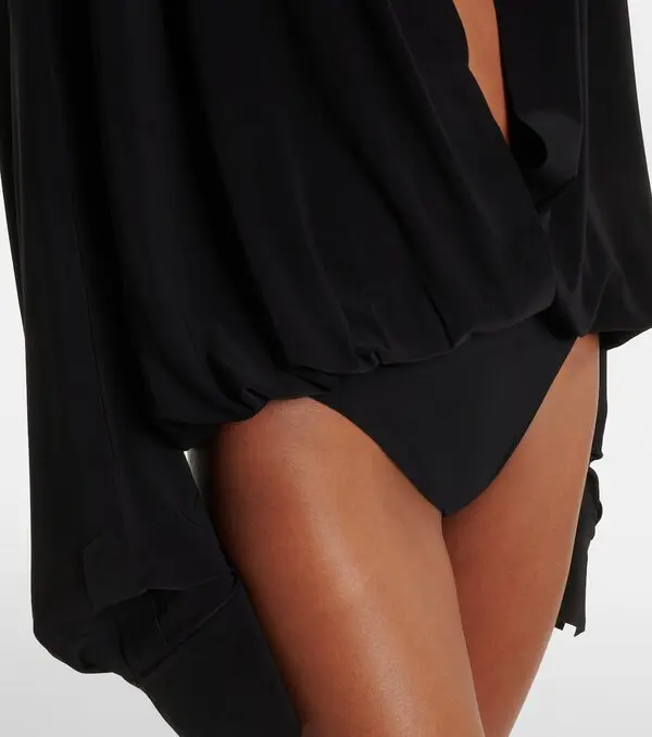 Norma Kamali Oversized Jersey Bodysuit