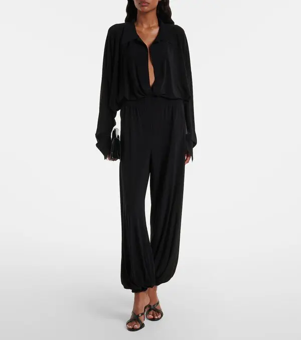 Norma Kamali Oversized Jersey Bodysuit