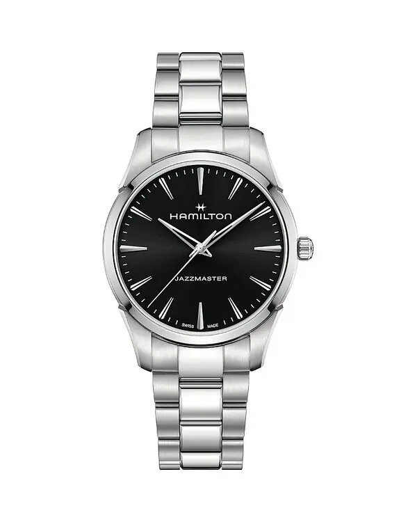 Hamilton Jazzmaster Quartz Watch, 40mm - Black/silver