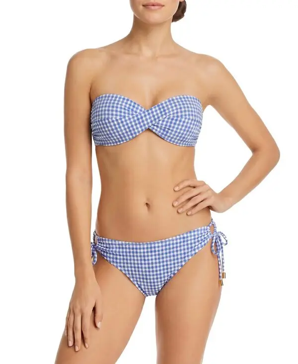 CHANGE OF SCENERY Loryn Twist Bandeau Bikini Top