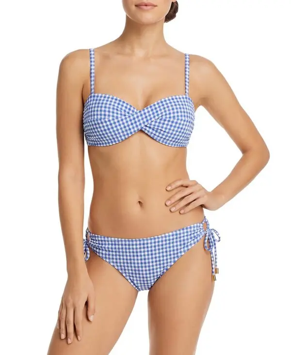 CHANGE OF SCENERY Loryn Twist Bandeau Bikini Top