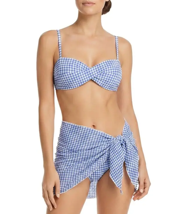 CHANGE OF SCENERY Loryn Twist Bandeau Bikini Top