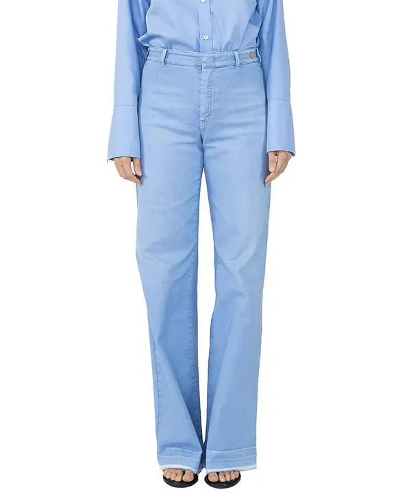CALLAS MILANO Jerry High-rise Flare Leg Jeans - Pale Blue