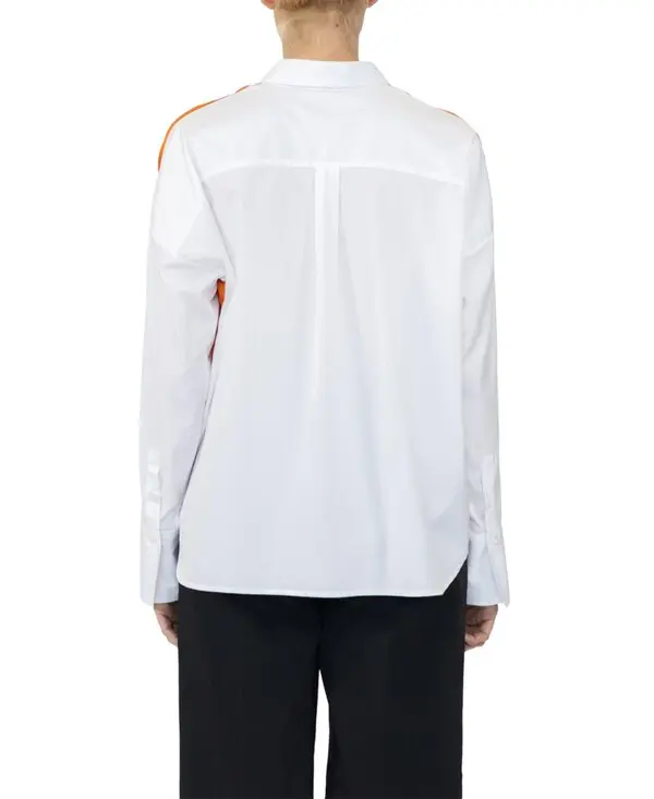 CALLAS MILANO Printed Silk Front Shirt