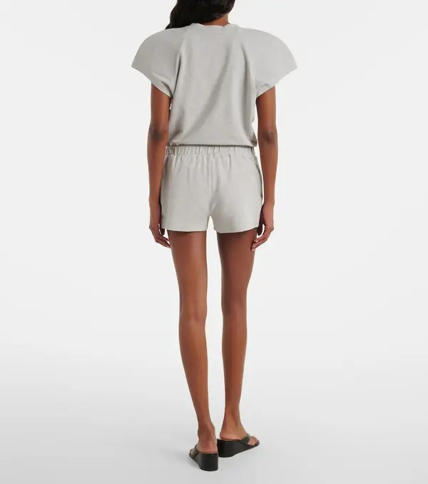 Norma Kamali Cotton-blend Jersey Shorts