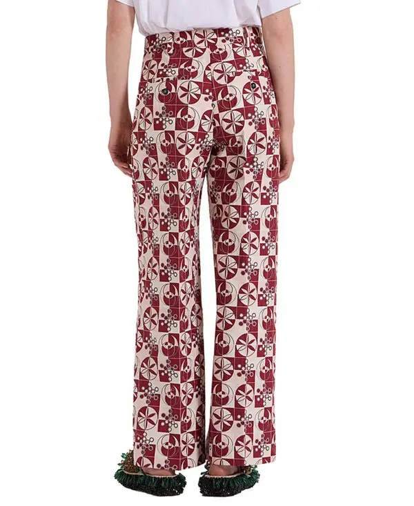 La DoubleJ Printed Loose Wide Leg Pants