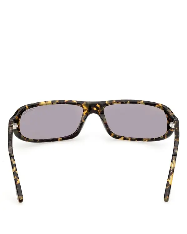 TOM FORD Rectangular Sunglasses 64mm