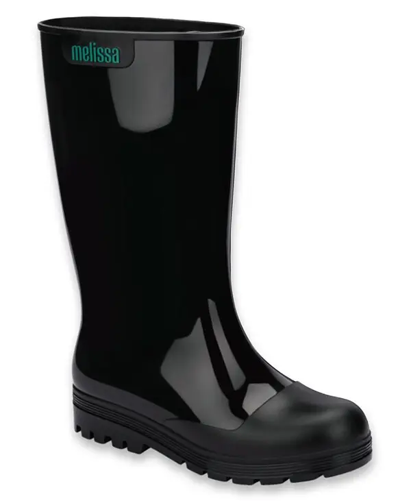 Melissa Tall Rubber Boots - Black