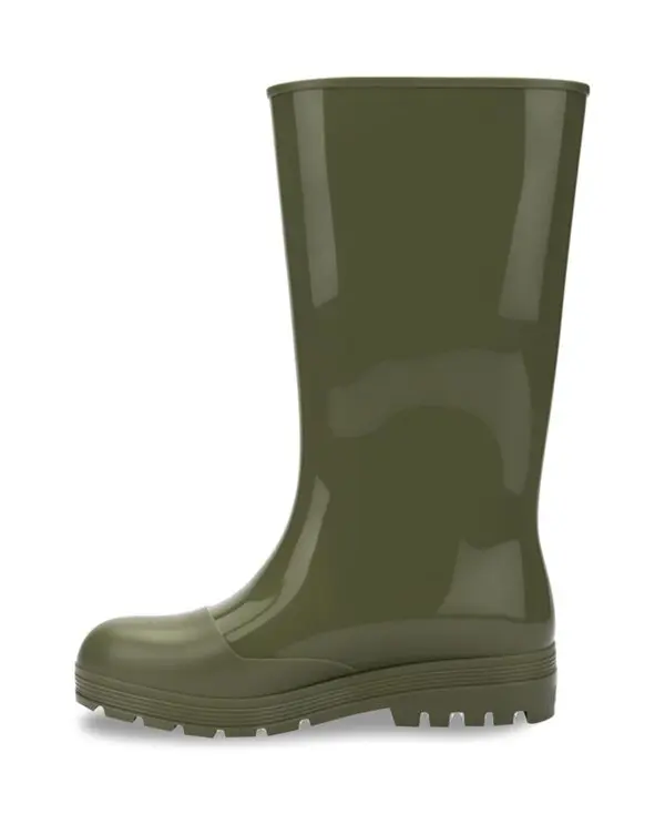 Melissa Tall Rubber Boots - Green