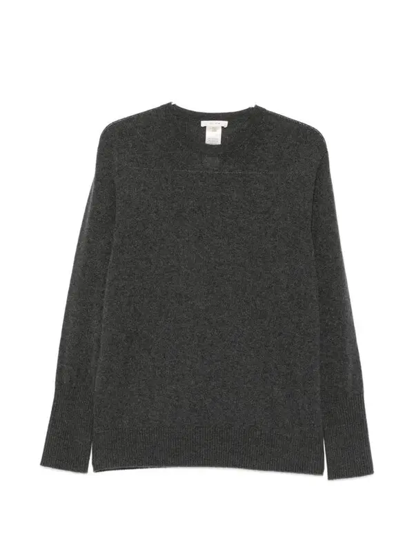 THE ROW Odelle Cashmere Crewneck Sweater - Grey