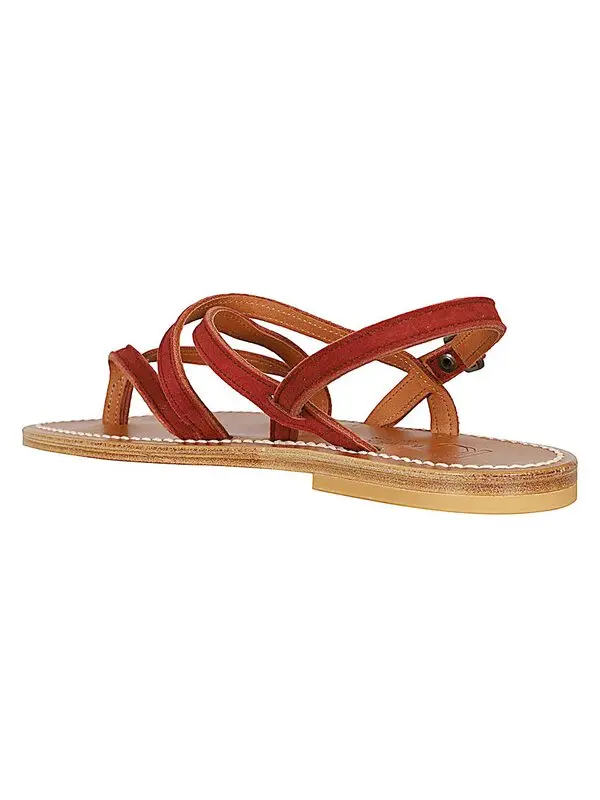 K.JACQUES Marathon Leather Sandals - Brown
