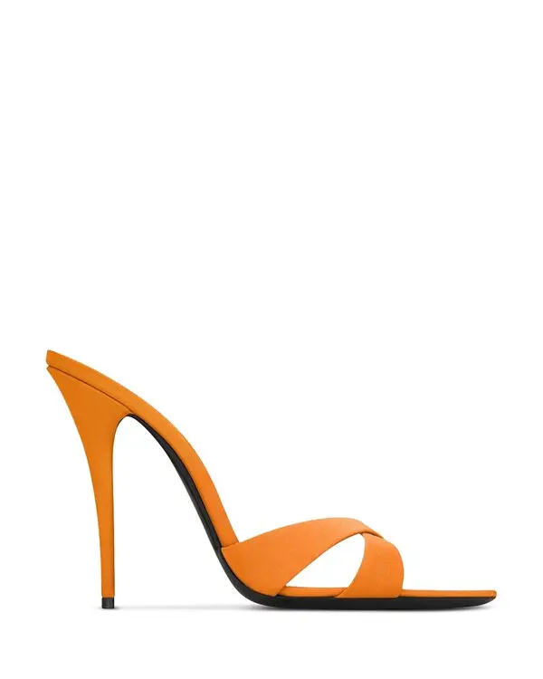 Saint Laurent Kirat High Heel Sandals - Orange