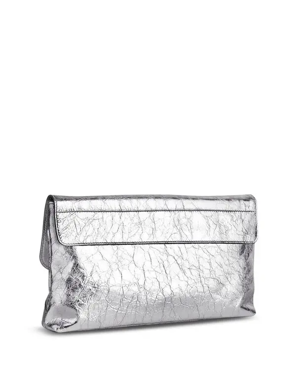 Balenciaga Le City Clutch - Silver