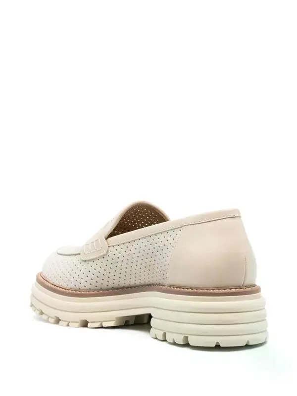 BALDININI Suede Loafers With Bead Detailing