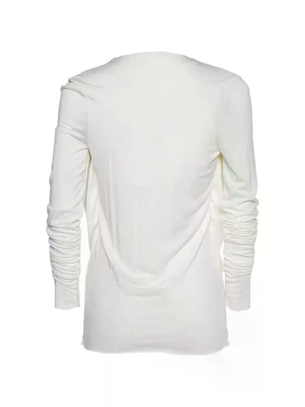 Givenchy Beaded Draped Blouse