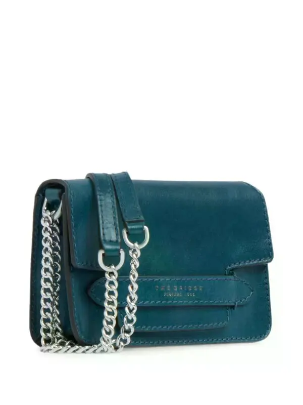 THE BRIDGE Chain-link Leather Mini Bag
