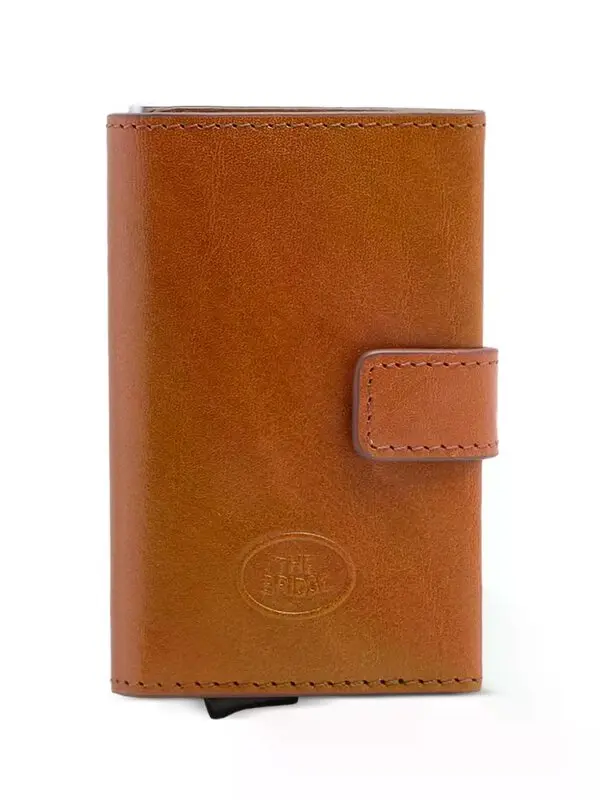THE BRIDGE Rfid-protection Leather Cardholder - Brown