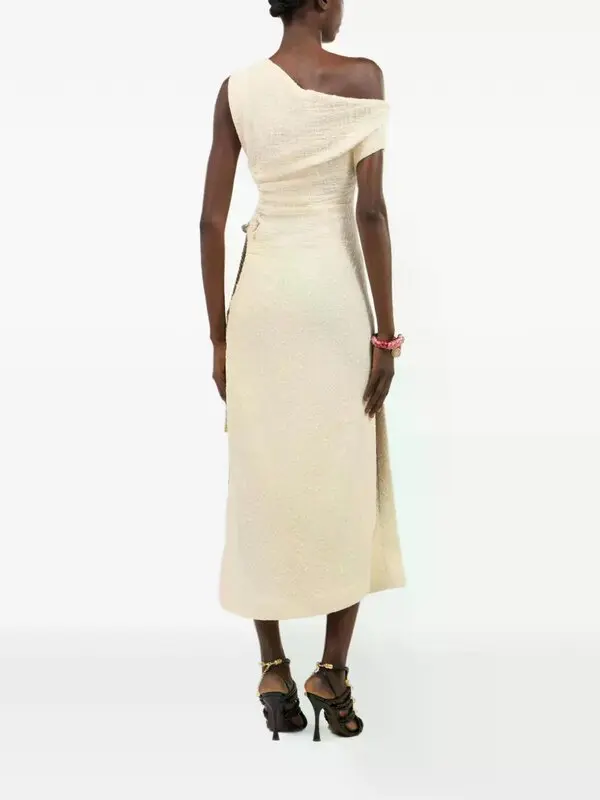 Roberto Cavalli One-shoulder Cutout Dress