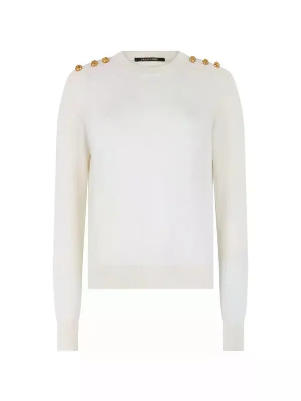 Roberto Cavalli Embellished Crewneck Knit