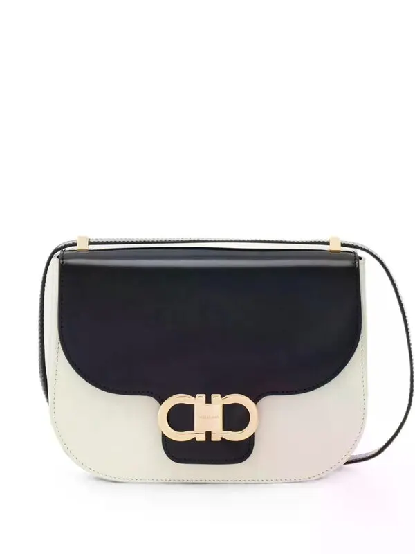 FERRAGAMO Double Gancini North-south Crossbody Bag