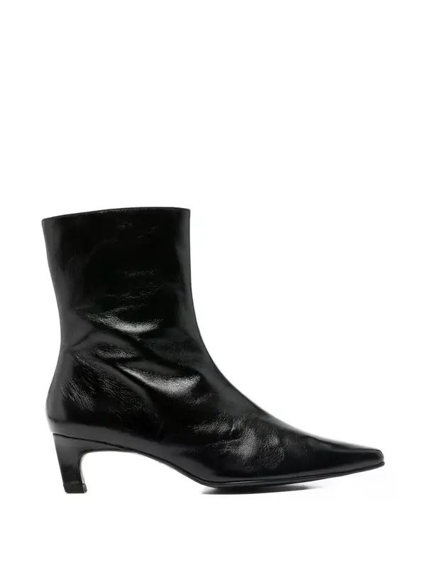 ALOHAS Pointed-toe Kitten-heel Boots