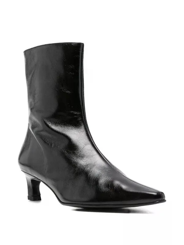 ALOHAS Pointed-toe Kitten-heel Boots