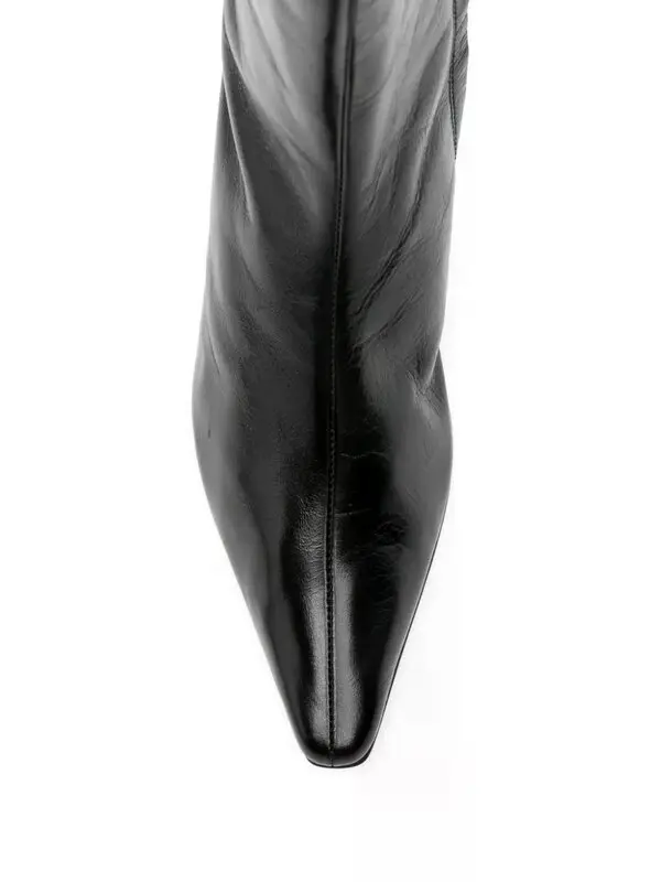 ALOHAS Pointed-toe Kitten-heel Boots
