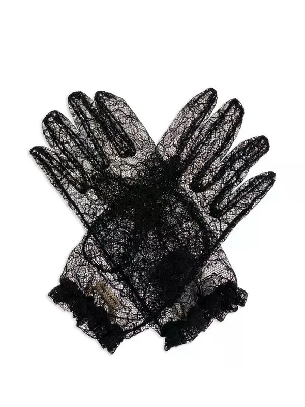 Valentino Garavani Vlogo Signature Lace Gloves