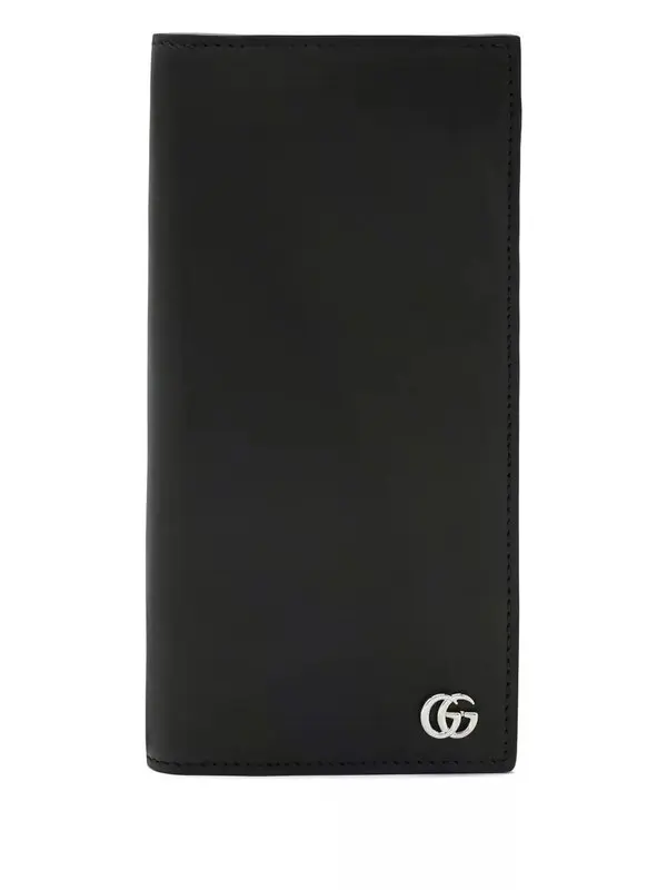 Gucci Signature Double G Leather Wallet - Black