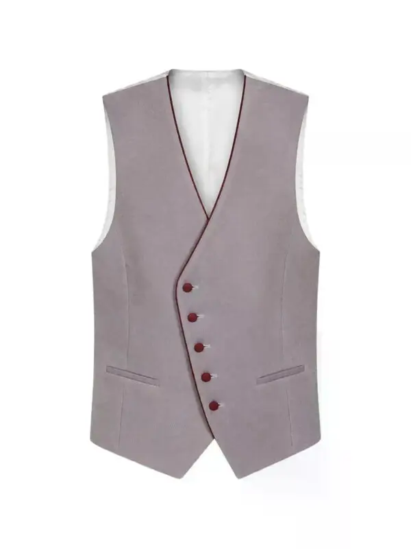 ETIEM TEXTIL S.L. Asymmetric Fastening Waistcoat